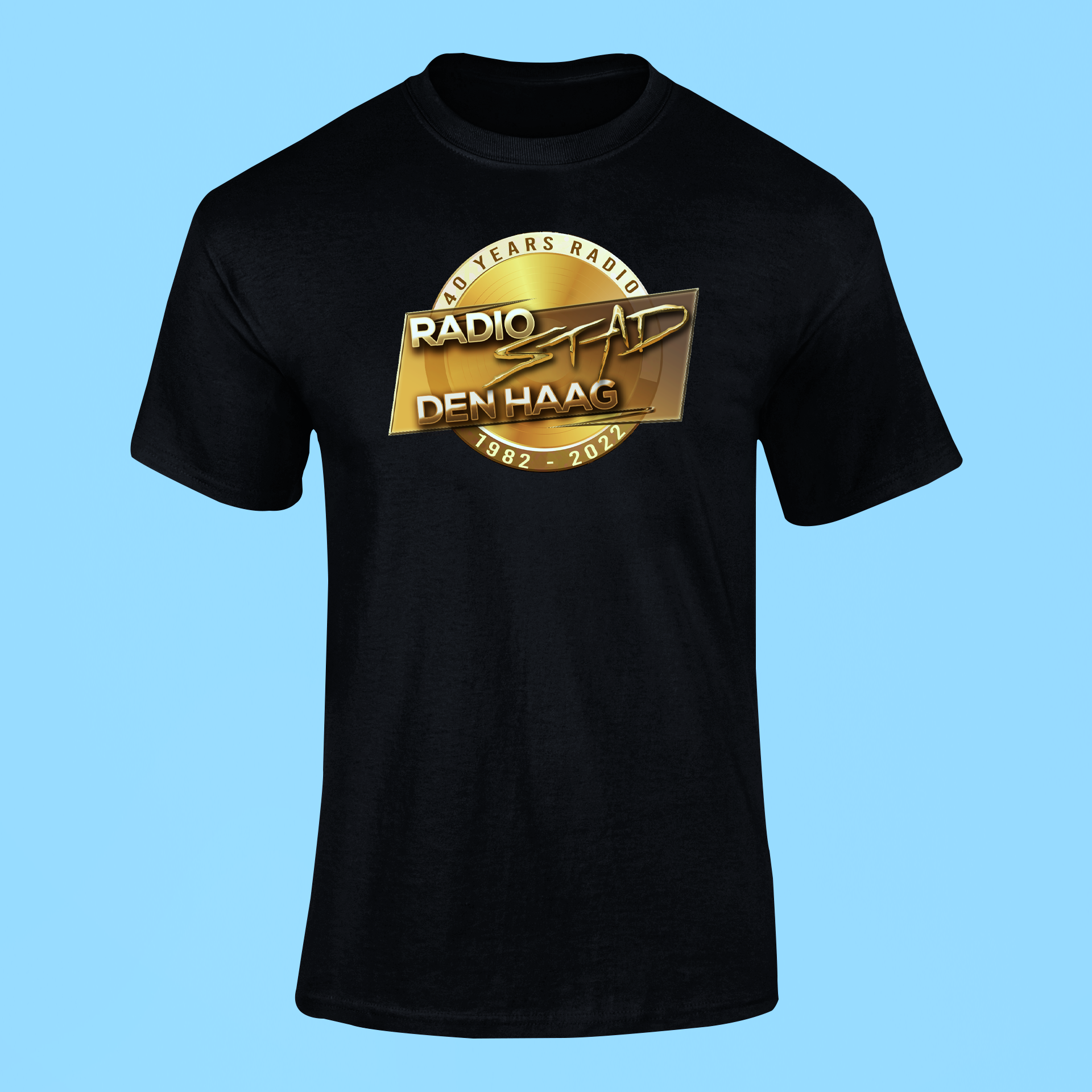 RSDH - Black T-shirt, 40 Years Logo In Full Colour ***LIMITED EDITION ...