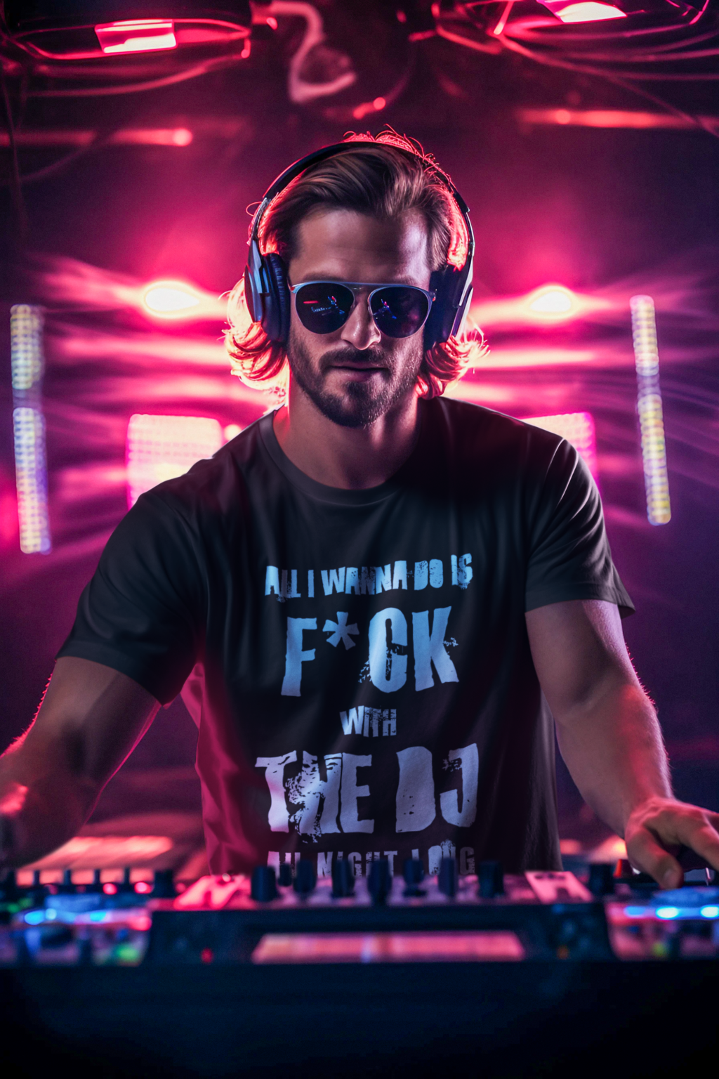 DJ GEAR - T-shirt MEN 'F*ck With The DJ All Night Long' - C | Artist ...